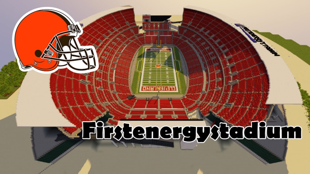 MINECRAFT MEGABUILD: Firstenergy stadium (Cleveland browns) NFL ...