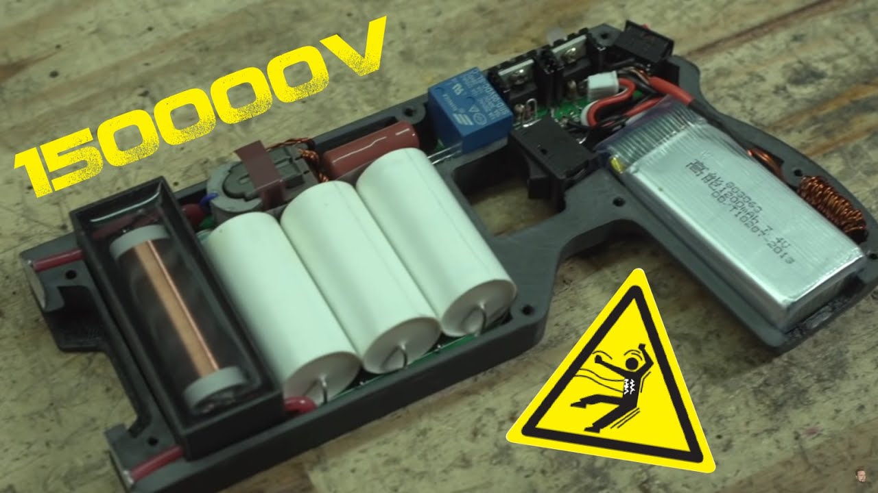 Making the 150 000 V Stun Gun ft. ElectroBOOM - YouTube