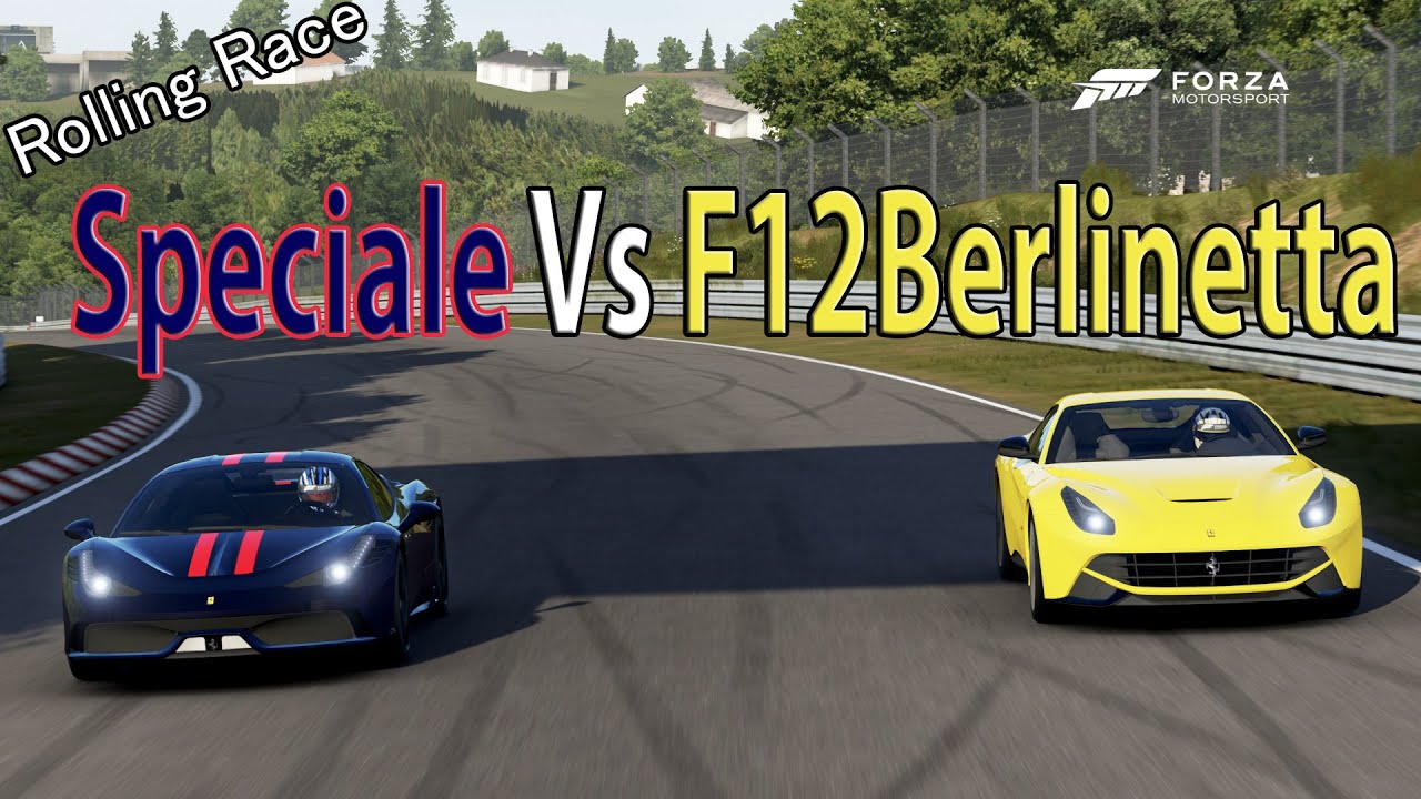 Forza Motorsport 6 - DRAG RACE: Ferrari F12 Berlinetta Vs Ferrari 458 ...