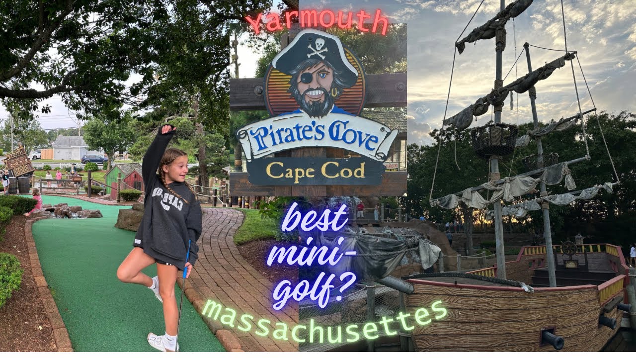 Pirates Cove mini-golf Yarmouth MA - YouTube