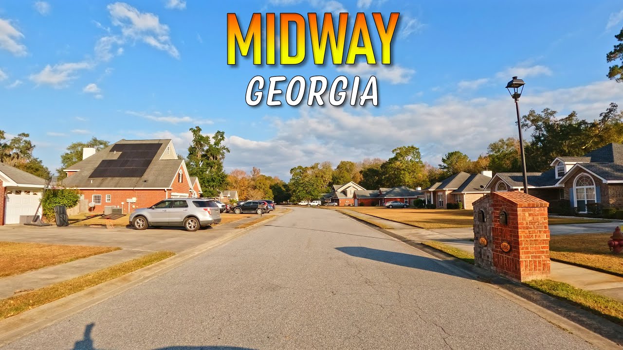 Midway Georgia Driving Through - YouTube