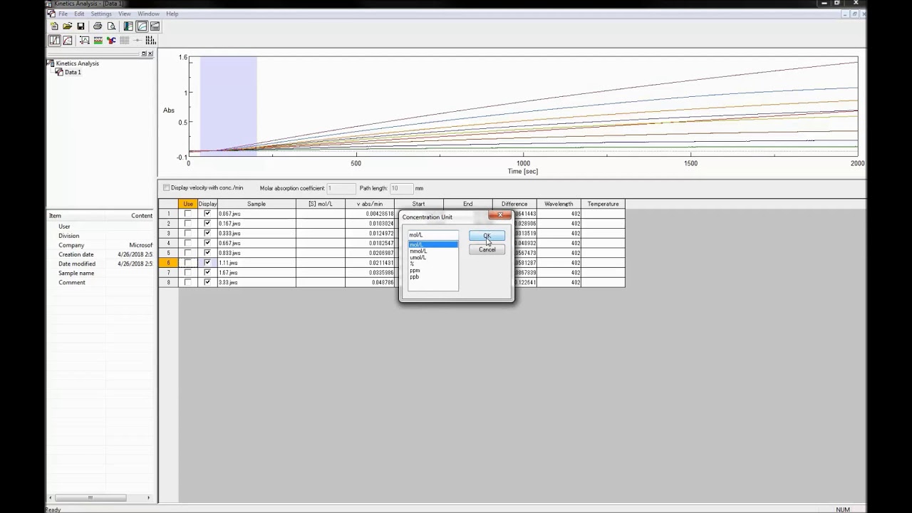 advanced kinetics analysis 1 - YouTube