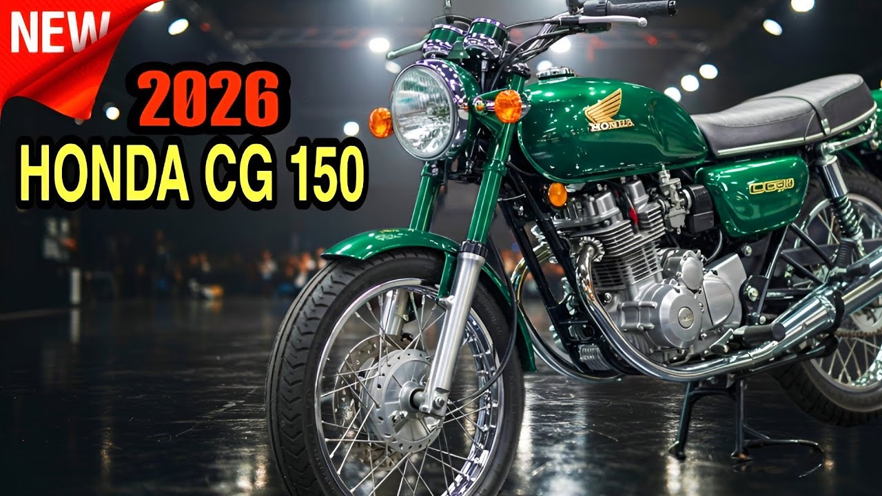 🚨 New Honda CG 150 2026 Model – The King is Back with a New Look! - YouTube