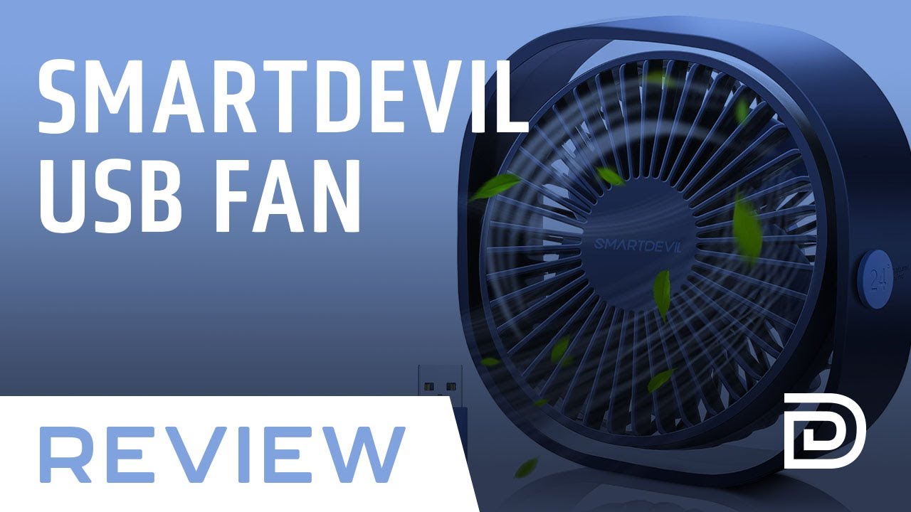 Portable Desktop Table USB Powered Fan // SmartDevil USB Fan Review ...
