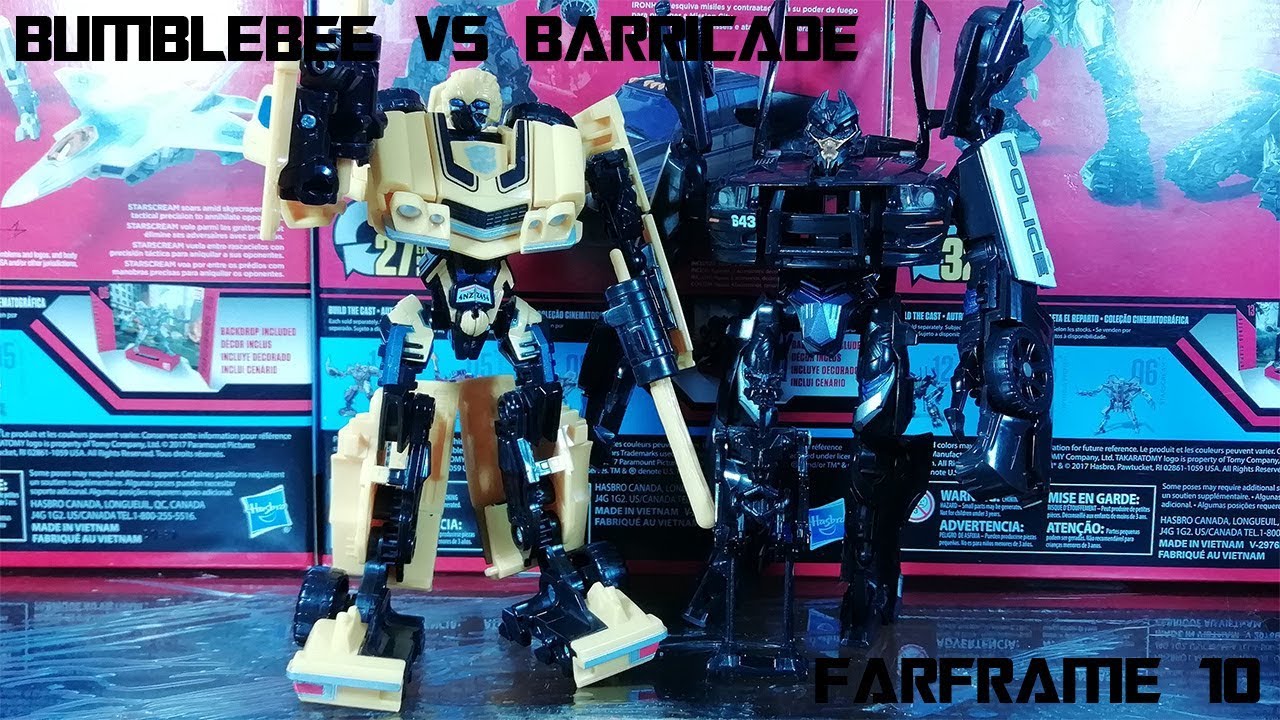 Stop Motion: Bumblebee vs Barricade (Transformers 2007) - YouTube
