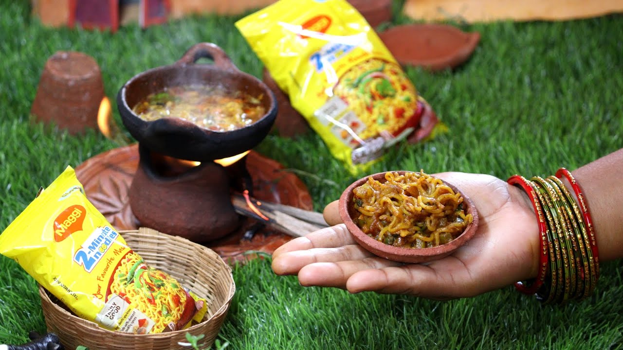 Maggi Masala Recipe || Miniature Maggi Noodles Recipe - YouTube
