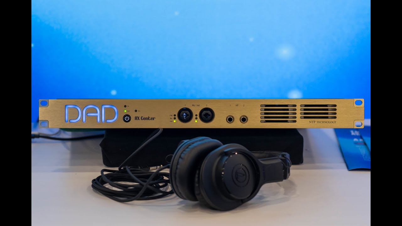 New At NAMM 2023: NTP DAD AX Center Audio Interface - YouTube