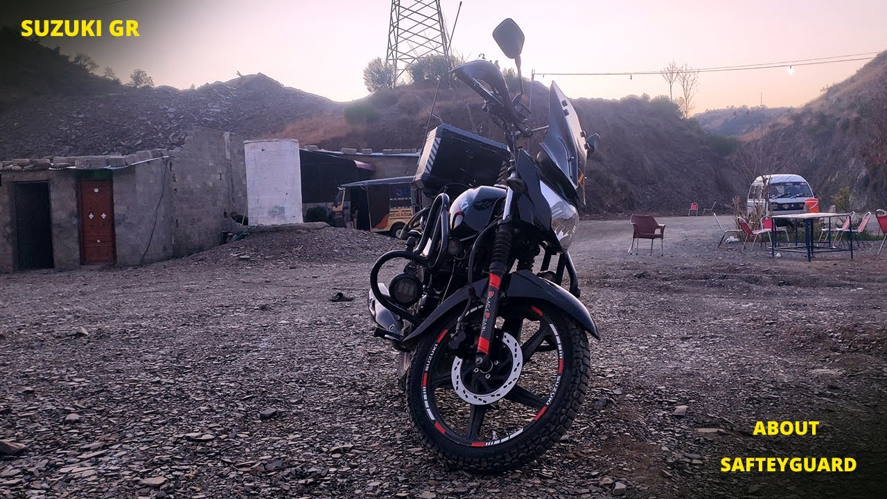 Suzuki Gr 150 modifications/ New style Crash Guard / Mountains bike ...