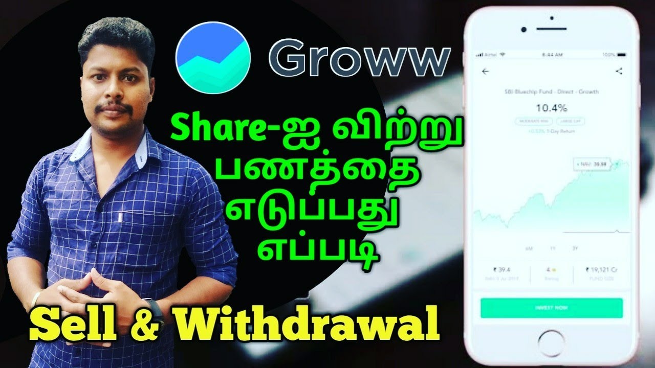 How to sell the share and withdraw the money in groww App | Groww App ...