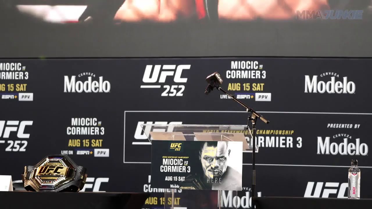 UFC 252 pre-fight press conference - YouTube