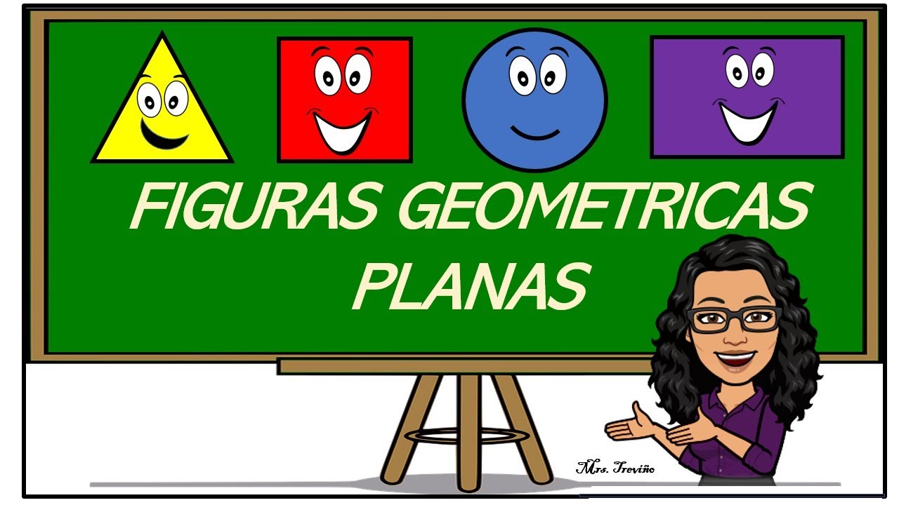 Figuras geometricas planas sus lados y vertices para niños. - YouTube