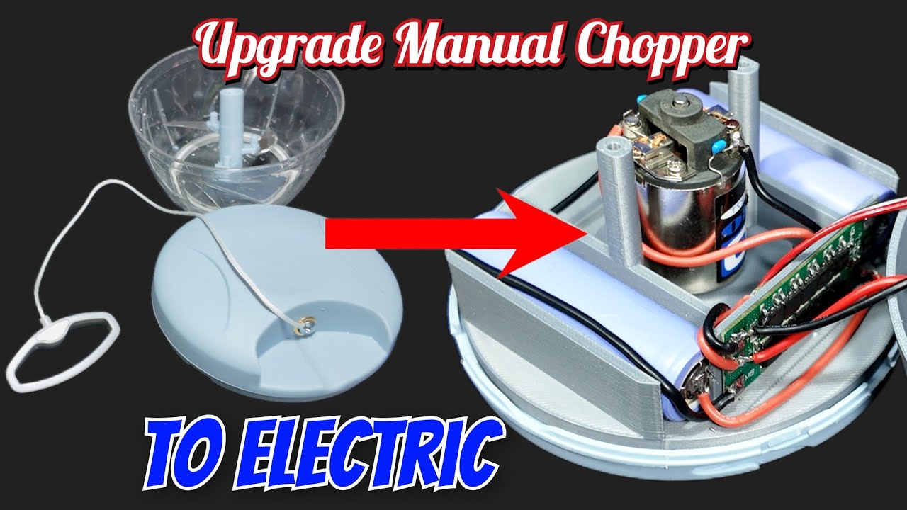 Upgrade Manual Chopper into a Powerful Electric Machine - YouTube