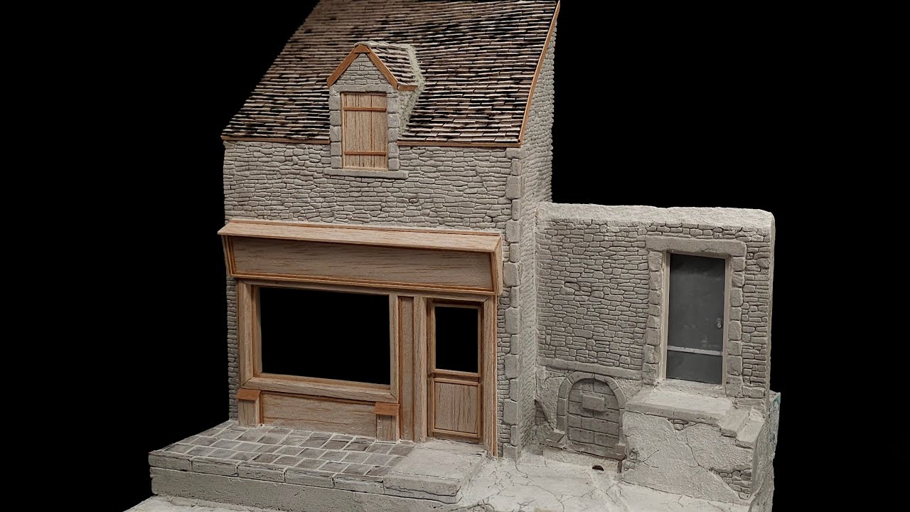 How To Build A ''Belgian Cafe'' (Scale 1/35) Part.1 - YouTube
