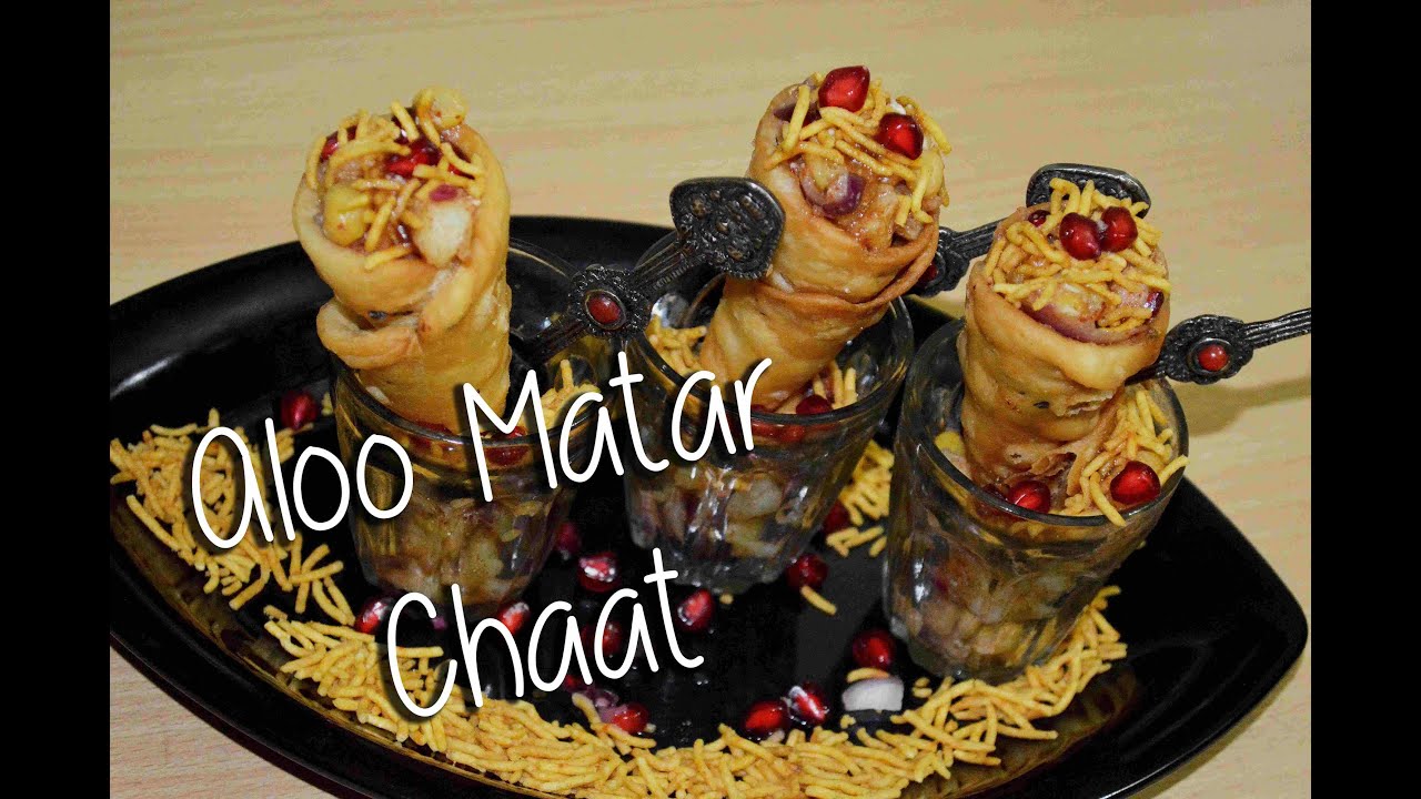 Aloo Matar Chat By Chef Shaheen - YouTube