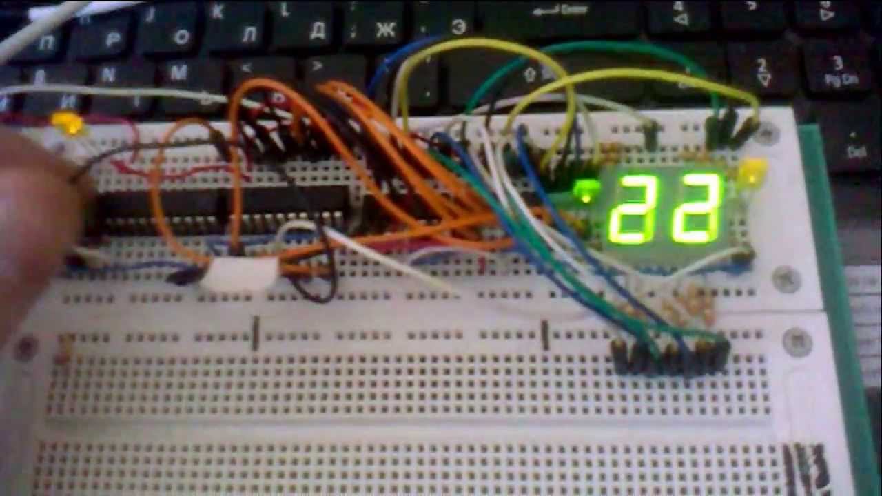 home made anemometer v2.0 by tritonmole used ATtiny2313 microcontroller ...