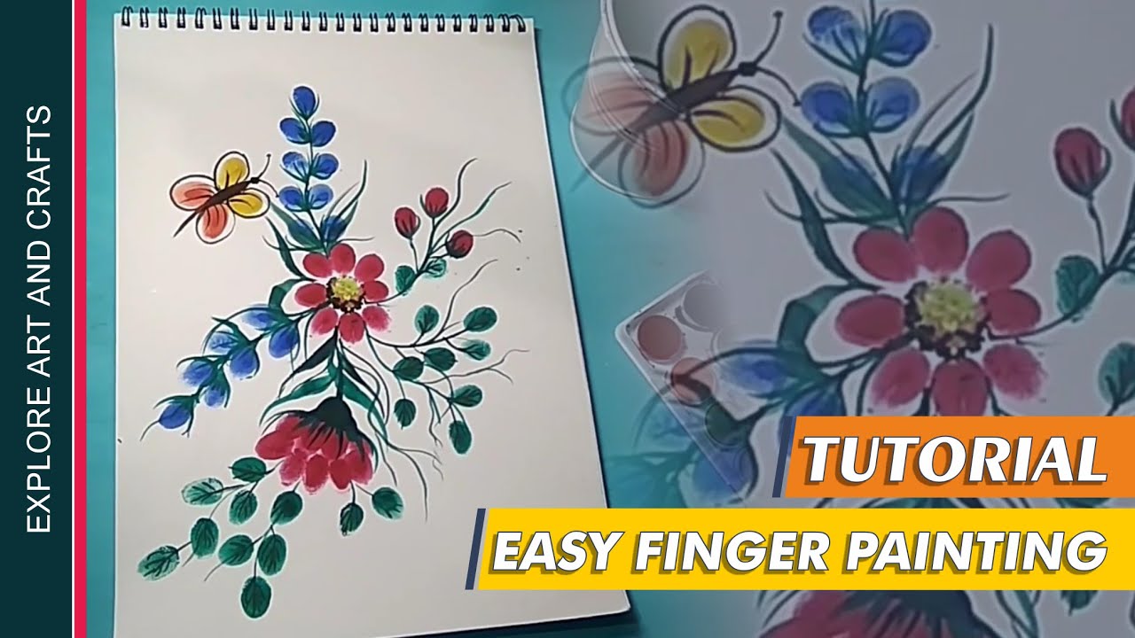 Easy Finger Painting (Tutorial) - YouTube