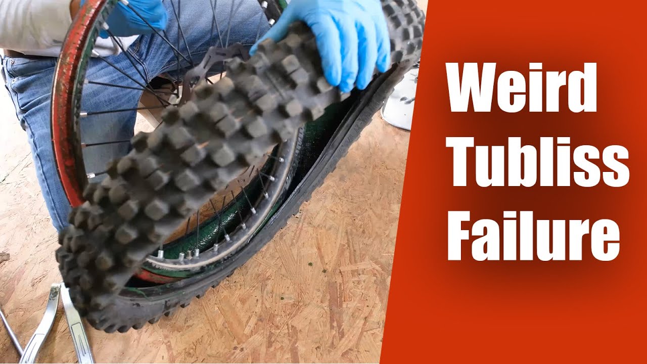 Weird Tubliss Bead Failure on KTM 500 EXC-F | Flat Front Tire + Quick ...