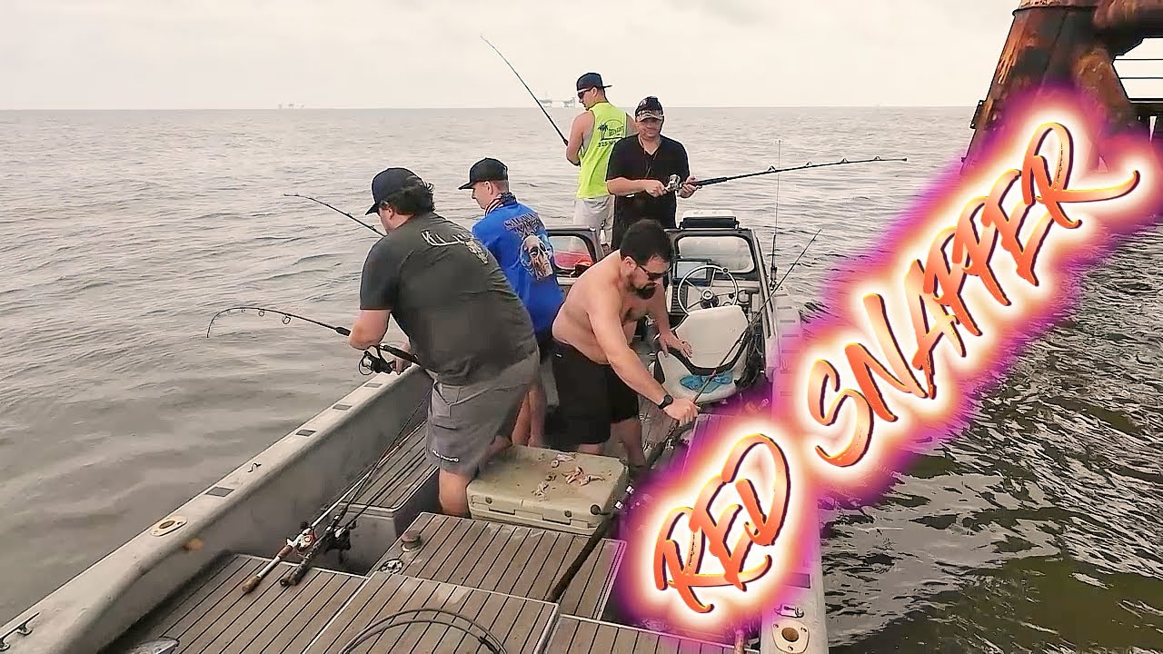 Red Snapper Meat Run | Venice Louisiana | 10 man Limits! - YouTube