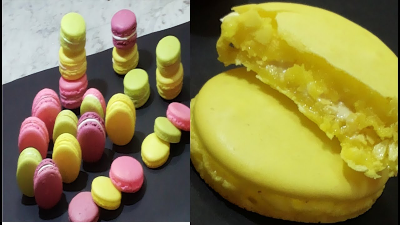 les Macarons la façon la plus simple méthode meringue française cuit au ...