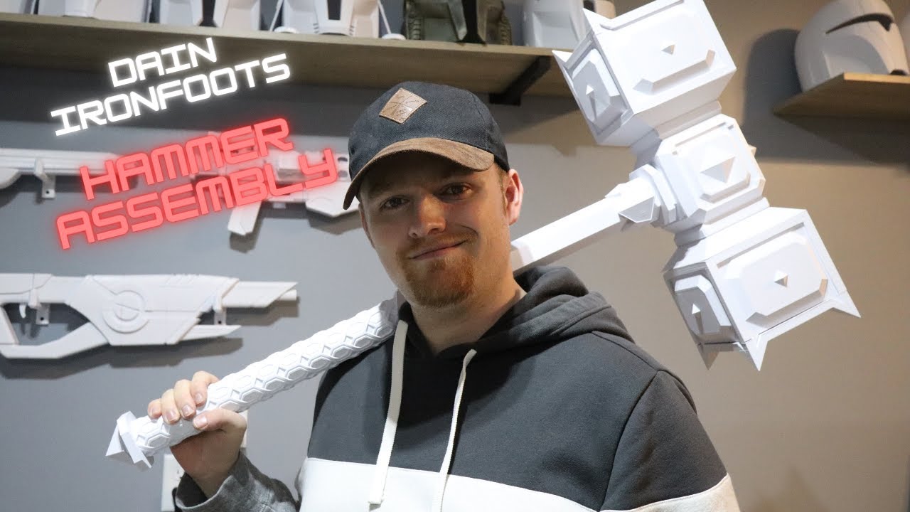 I 3D Printed Dain Ironfoots Hammer!!! - YouTube