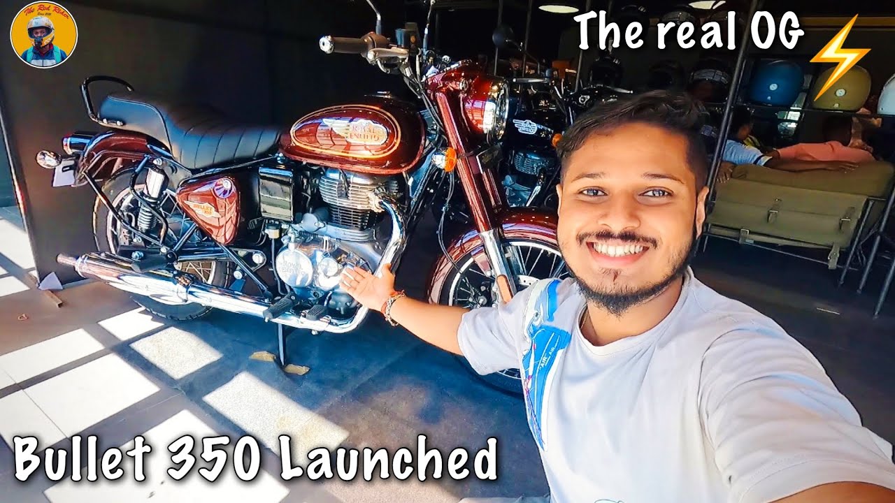 The King of Royal Enfield the Bullet 350 is finally launched || The Red ...