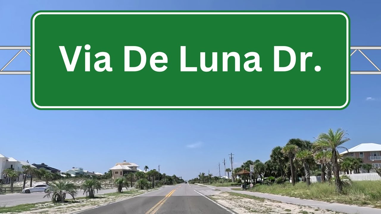 Via De Luna Dr. | Pensacola, Florida | Tranquil Drive | Tropical ...