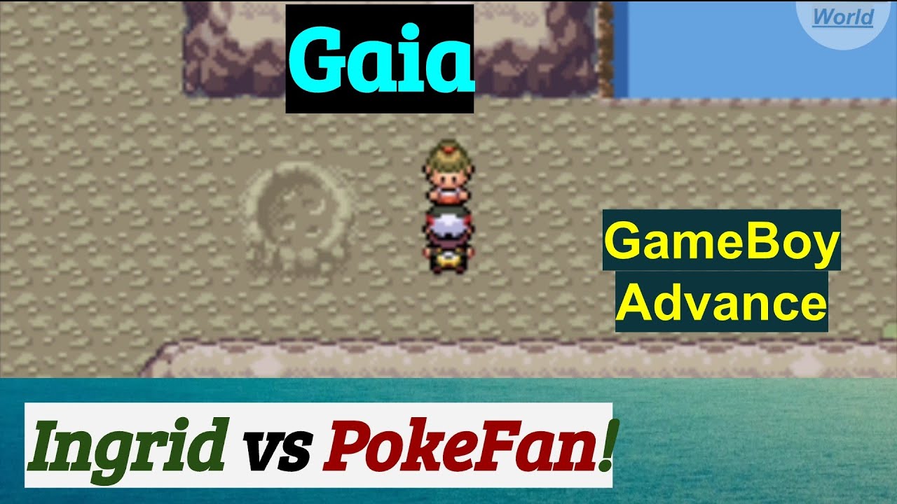 Ingrid vs PokeFan Battle In Nemesis Cave In Pokemon Gaia | GBA Rom Hack ...