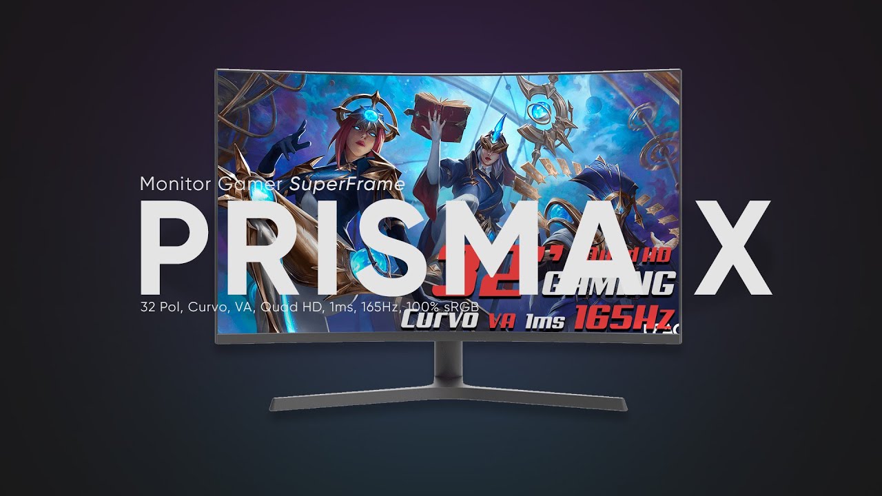 REVIEW DO MONITOR GAMER DOS SEUS SONHOS! SuperFrame Prisma X! 😱 - YouTube