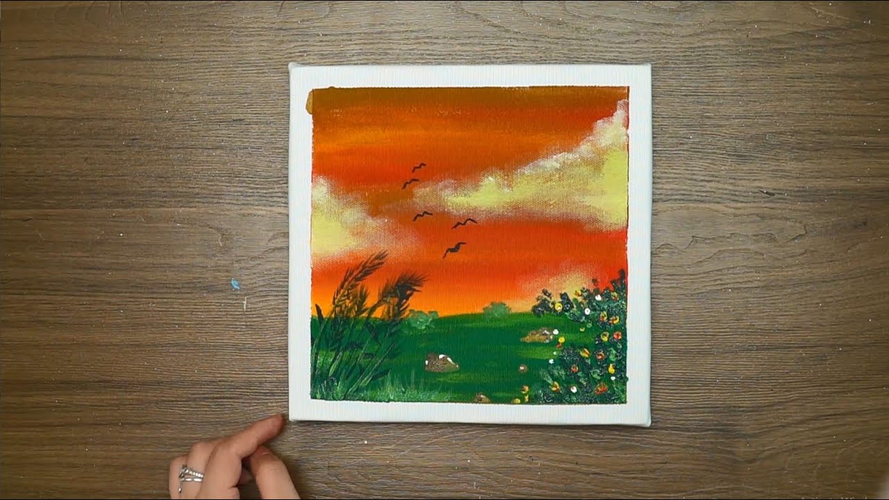 How To Paint Grass In Acrylic Sunset Landscape Acrylic Painting YouTube how-to-paint-grass-in-acrylic-sunset-landscape-acrylic-painting-youtube