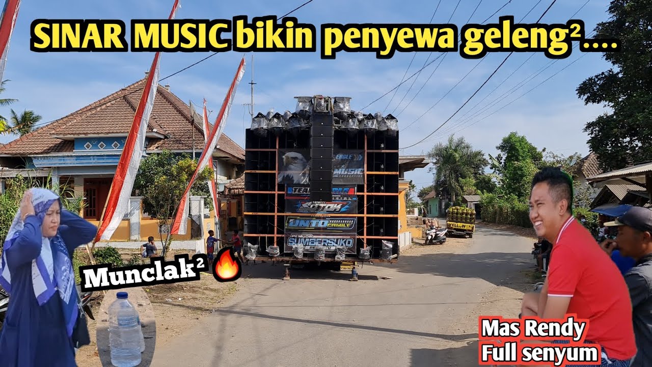 Sinar Music||Bikin penyewa geleng² saat pemanasan... mas rendy full ...
