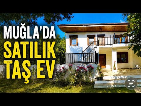 Muğla’da Satılık, Bahçeli, Müstakil, İki Katlı Taş Ev 