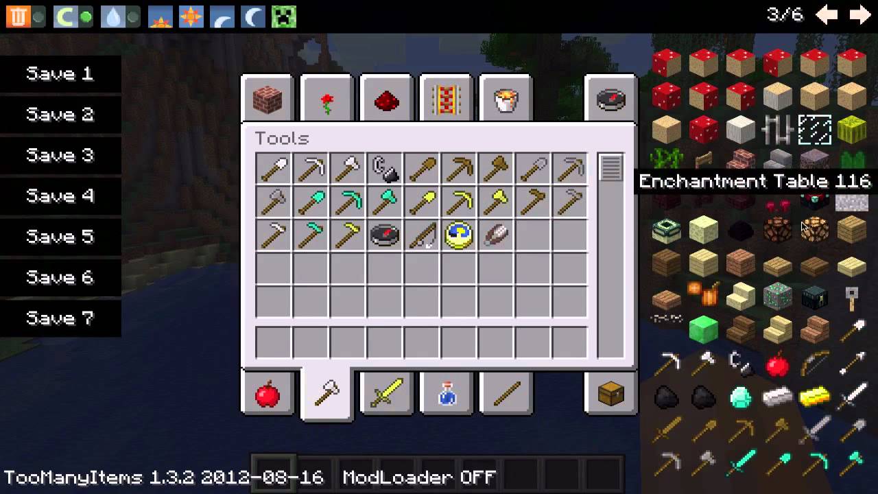Minecraft Mod #2 - Der Toomanyitems Mod - YouTube