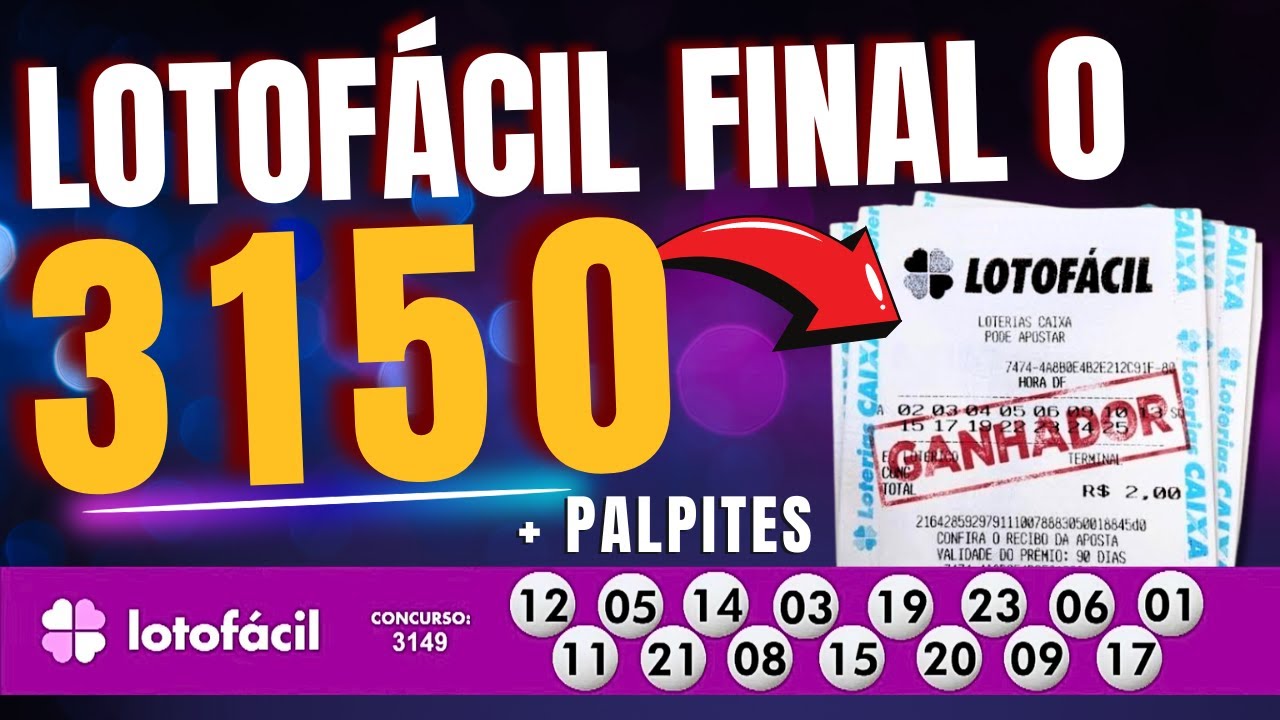 Dicas Lotofacil 3150 FINAL 0 - Analise 3149 - YouTube