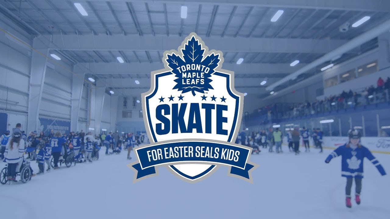 Toronto Maple Leafs Skate for Easter Seals Kids Promo - YouTube