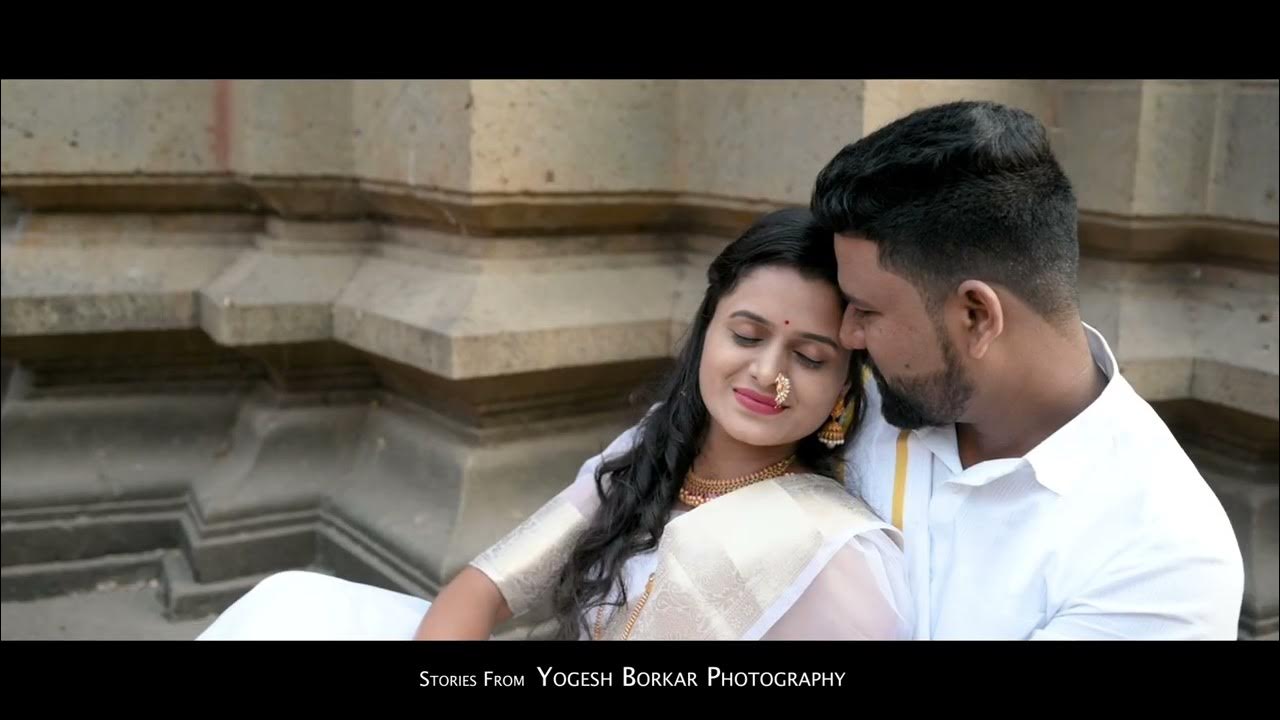 Shubham & Mansi ️ South Indian Pre-wedding Shoot 2023 Yogesh Borkar Photography 9503903536 - YouTube