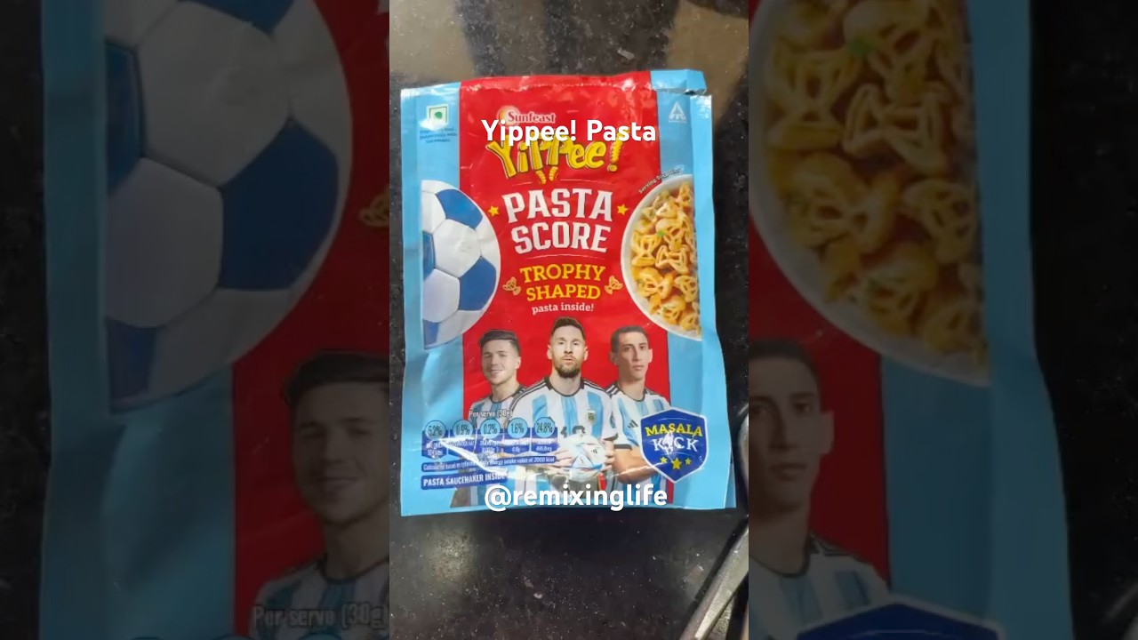 Trophy Shaped Pasta! Yippee Sunfeast #trending #food #youtubeshorts # ...