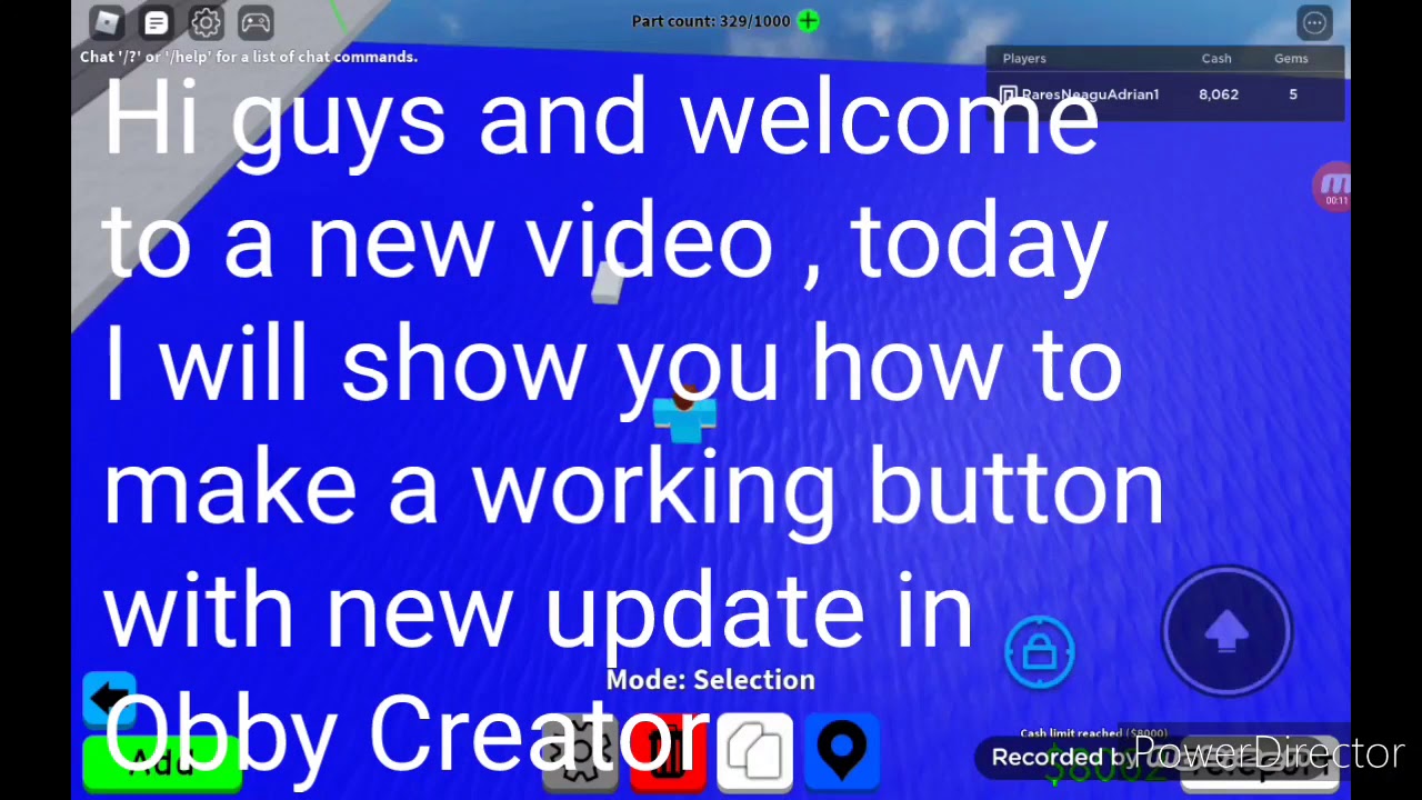 How To Make Working Button Roblox Obby Creator Easy YouTube How To Make Working Button Roblox Obby Creator Easy YouTube