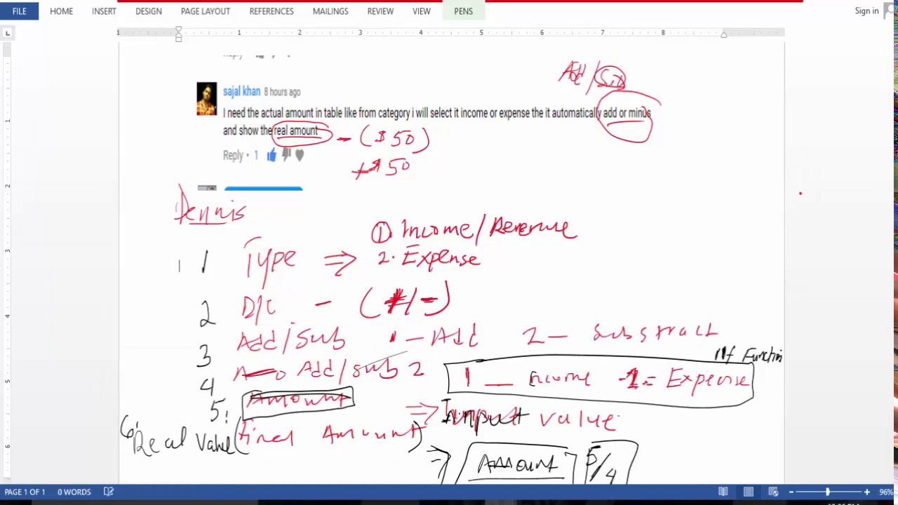 Advanced Income Statement With MS Access 1 - YouTube