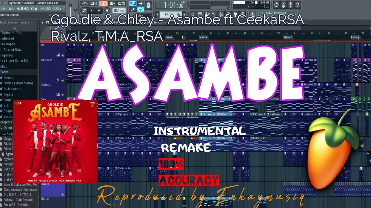Ggoldie & Chley - Asambe (Instrumental Remake) ft CeekaRSA, Rivalz, T.M ...