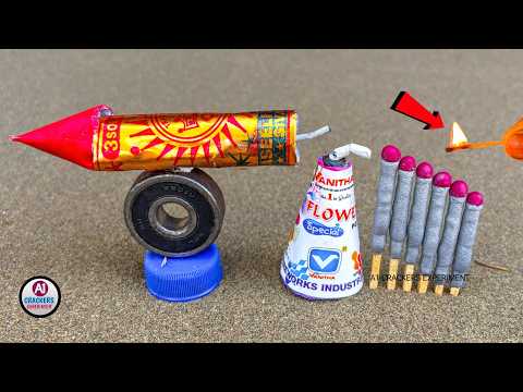 Diwali Rocket And Anar Vs Big Matchstick Chain Reaction Dominos 😱| Crackers Amazing Experiment |