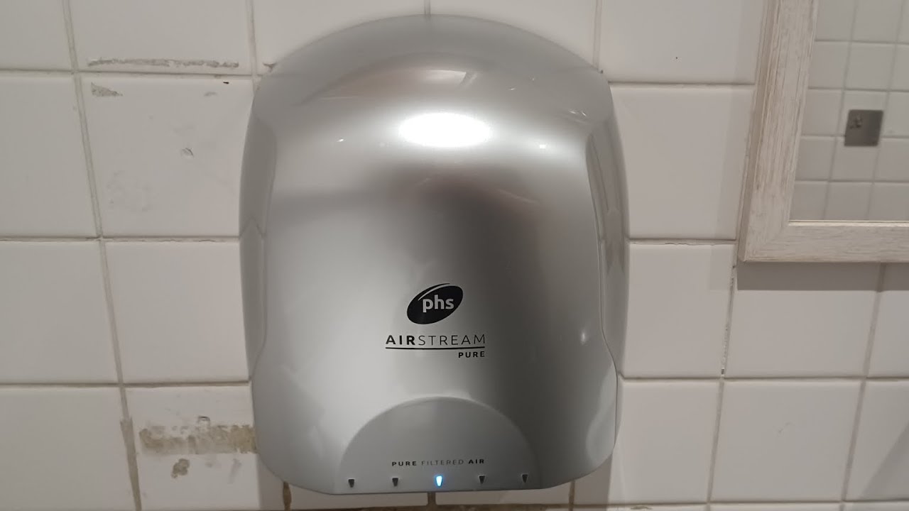 Phs Airstream Pure hand dryer, Pizza Express ♿️, Reading, Berkshire ...