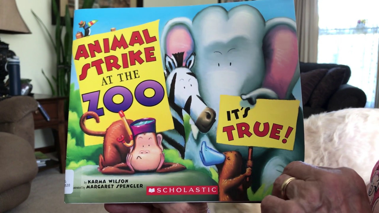 Animal Strike at the Zoo read by Marilyn Miller - YouTube
