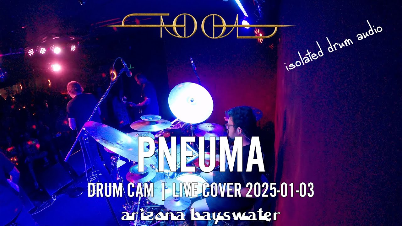 Tool - Pneuma [Live Cover, Drum Cam, Drum Audio 2025-01-03] - YouTube