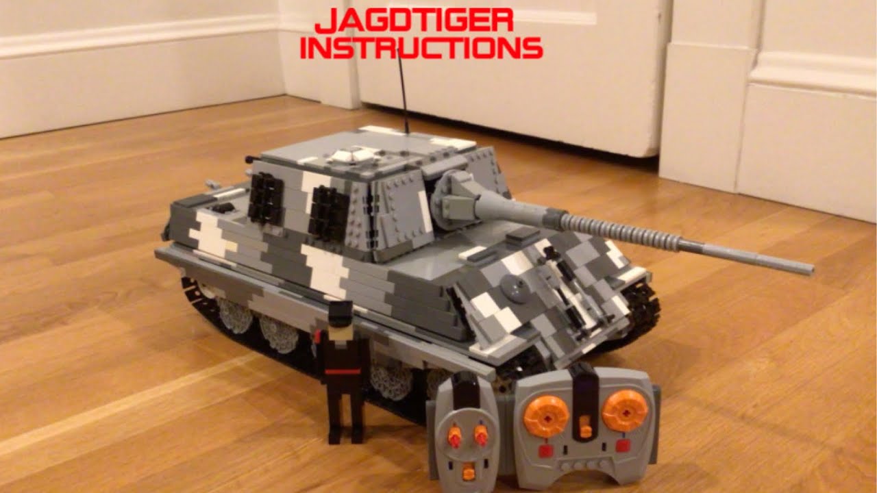 Lego RC Jagdtiger (Instructions) - YouTube