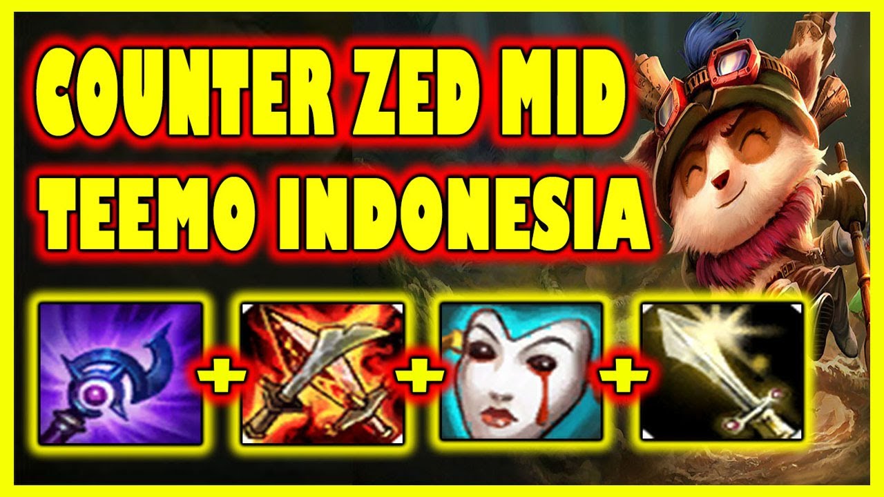#MABAR Teemo Counter Zed Mid Lane | Indonesia League of Legends 2020 ...