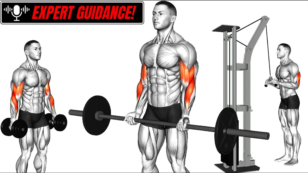 How To Grow Your Arms: Top 10 Exercises! - YouTube