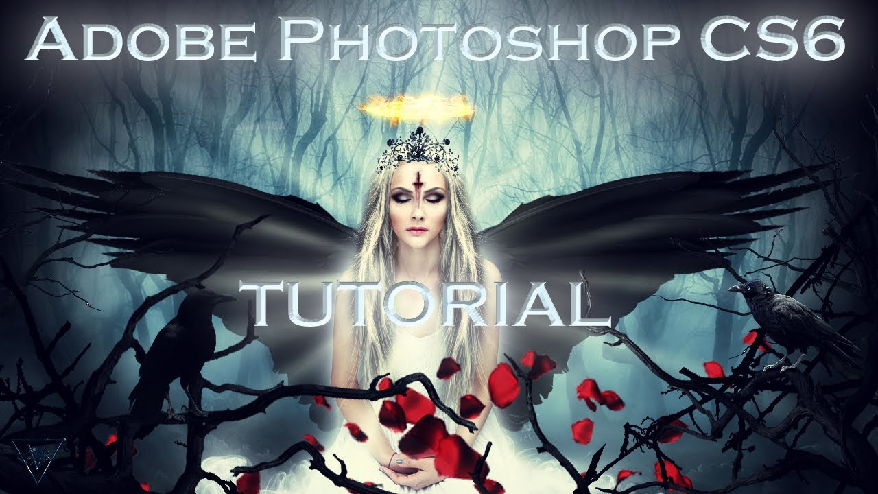*TUTORIAL* The Fallen Angel - Photoshop CS6 - YouTube