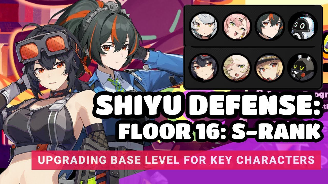 F2P Shiyu Defense 16 S-Rank Clear (M0 Zhu Yuan x M0 Grace) | Zenless ...