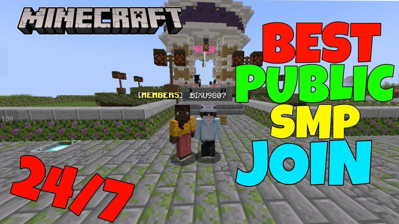 Best Public SMP For Minecraft Pe+Java | 1.21+ Java+Pe | JAVA/PE/POJAV ...