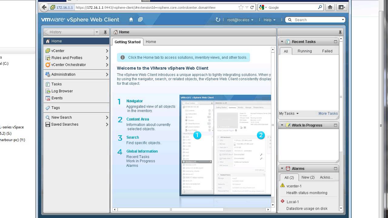 vmware labs Use vCenter web client to monitor VM performance - YouTube